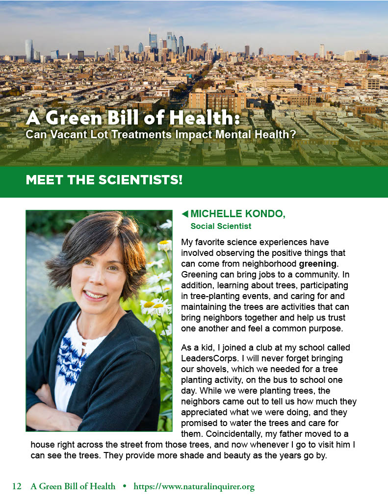 eyeChallenge - A Green Bill of Health - Natural Inquirer