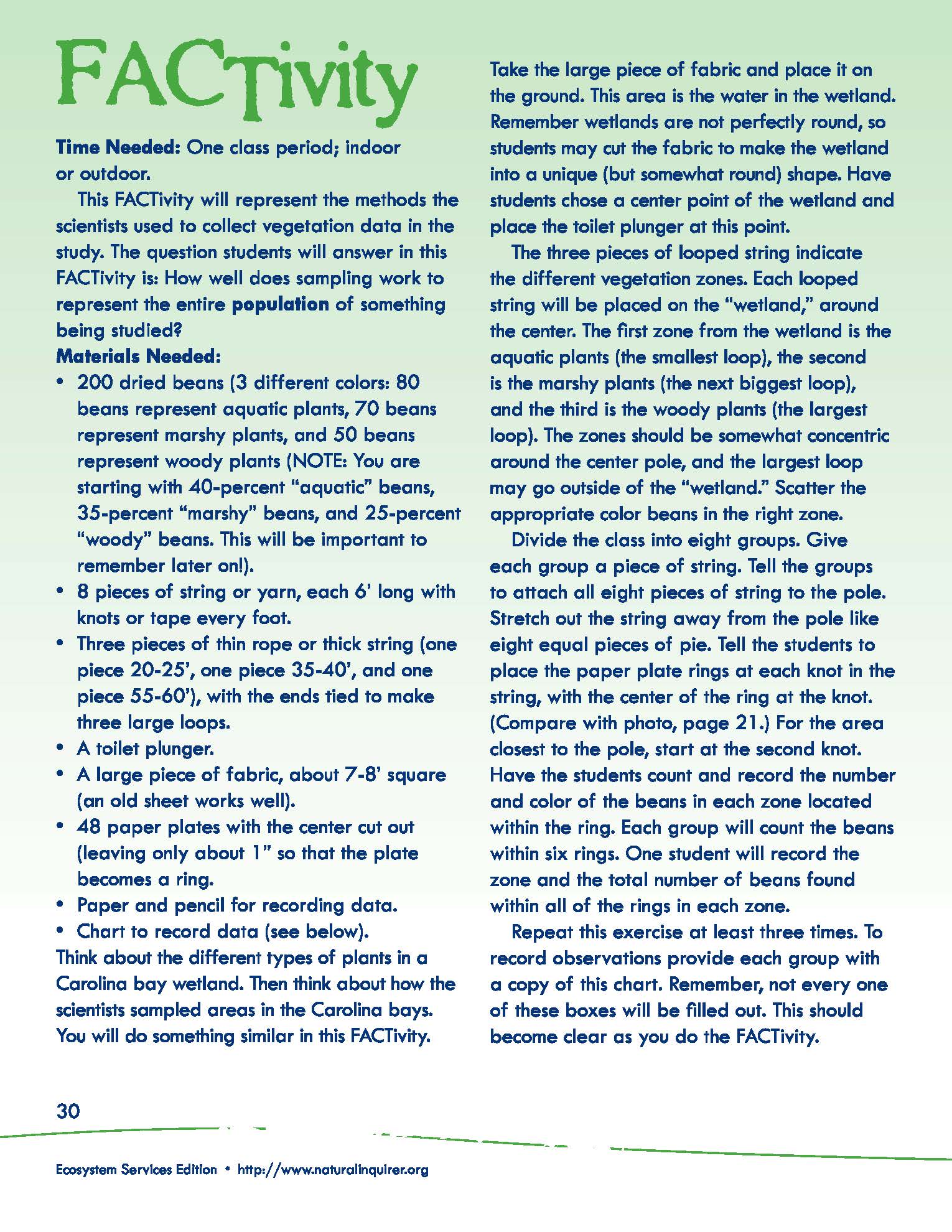 FACTivity - What Goes Around Comes Around - Natural Inquirer