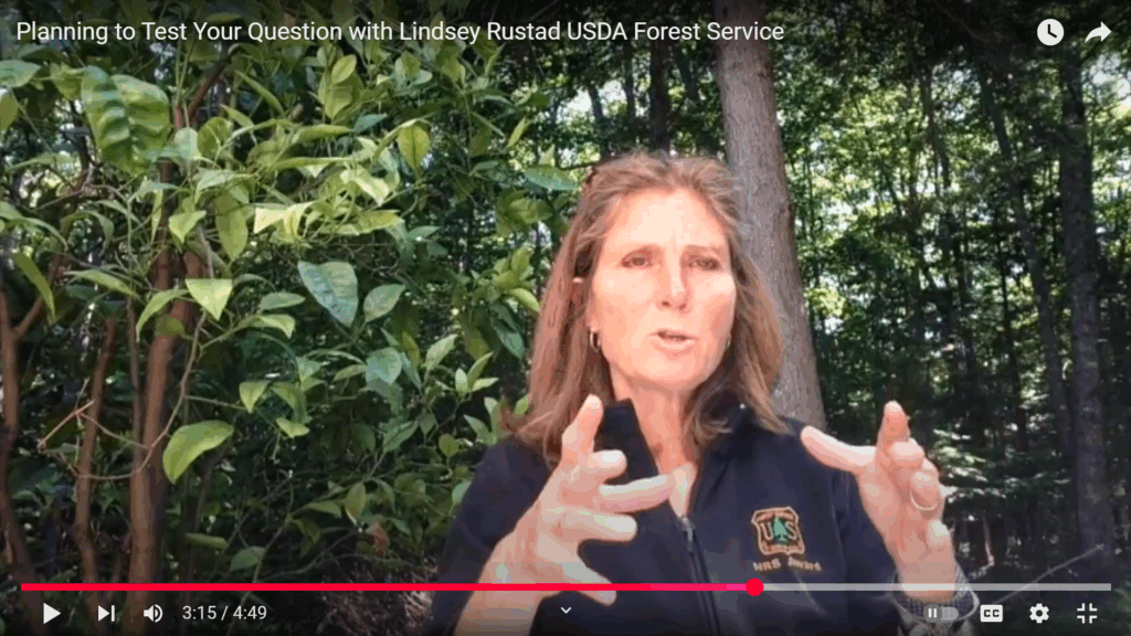 Planning to Test Your Question with Lindsey Rustad USDA Forest Service ...