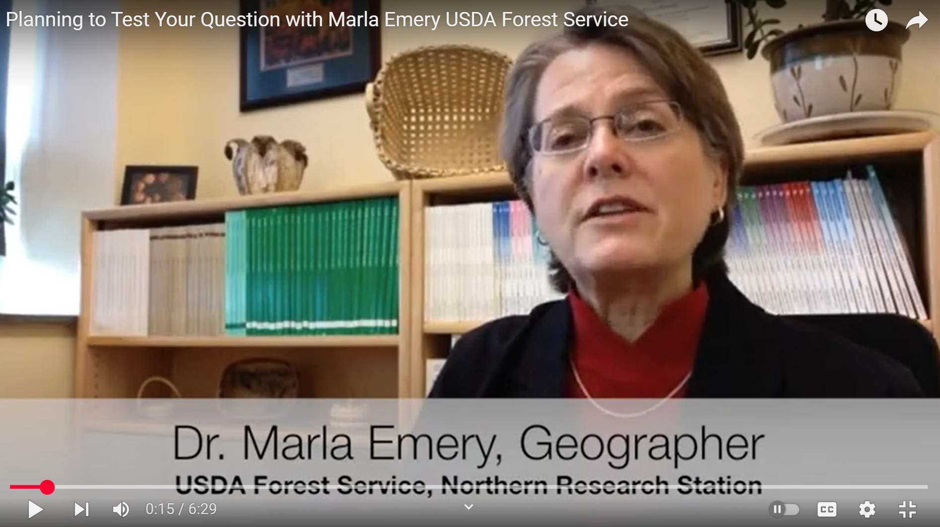 Planning to Test Your Question with Marla Emery USDA Forest Service (2/ ...
